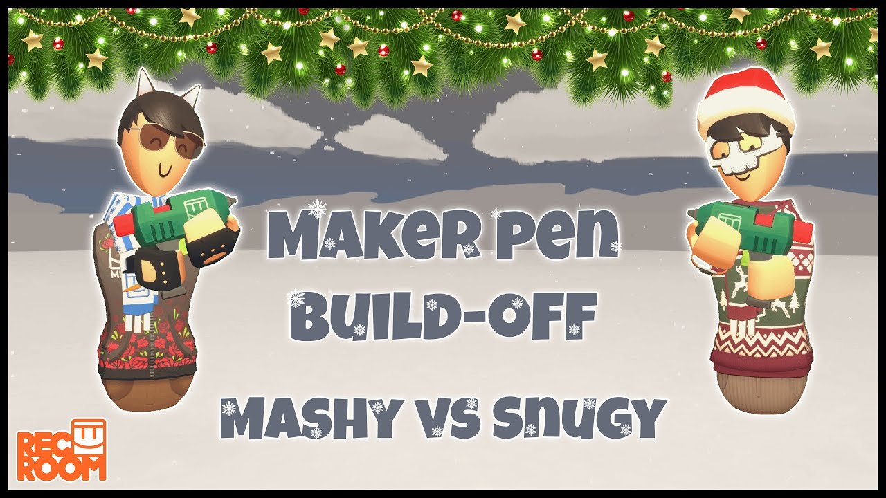 Maker Pen Build-Off! 🎄 | Rec Room VR - YouTube