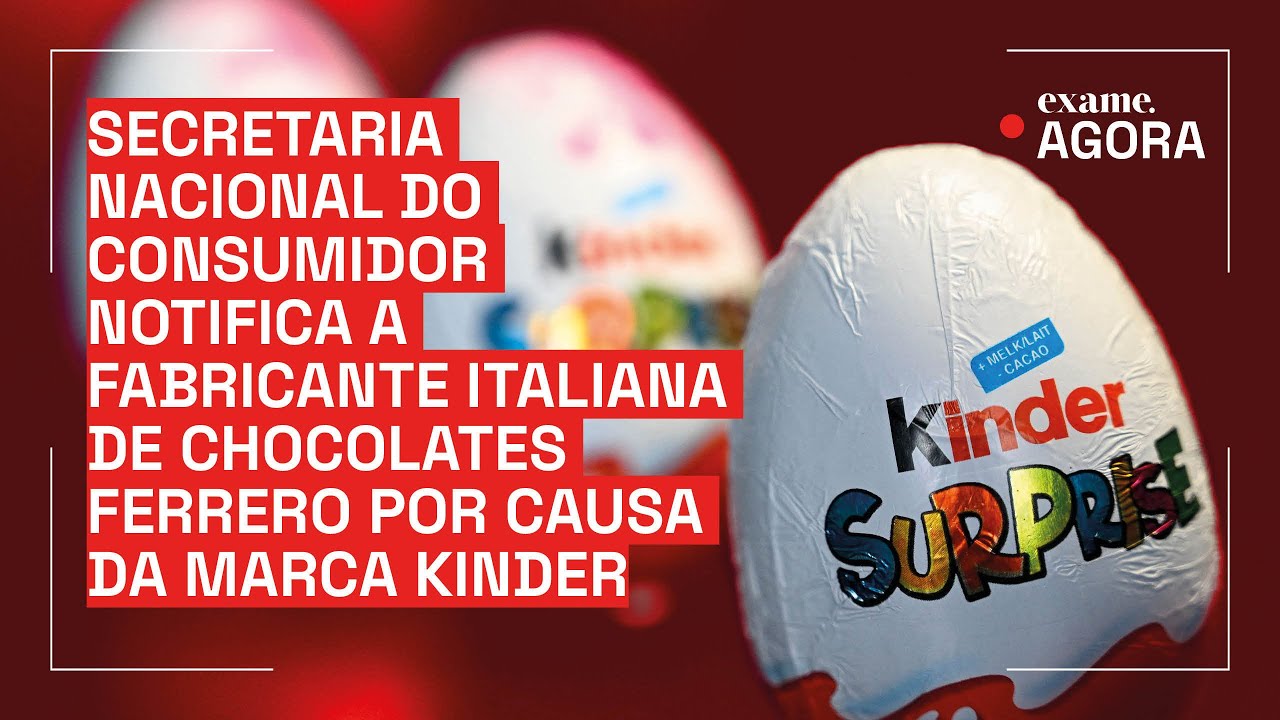 Governo notifica marca de chocolates Kinder no Brasil - YouTube