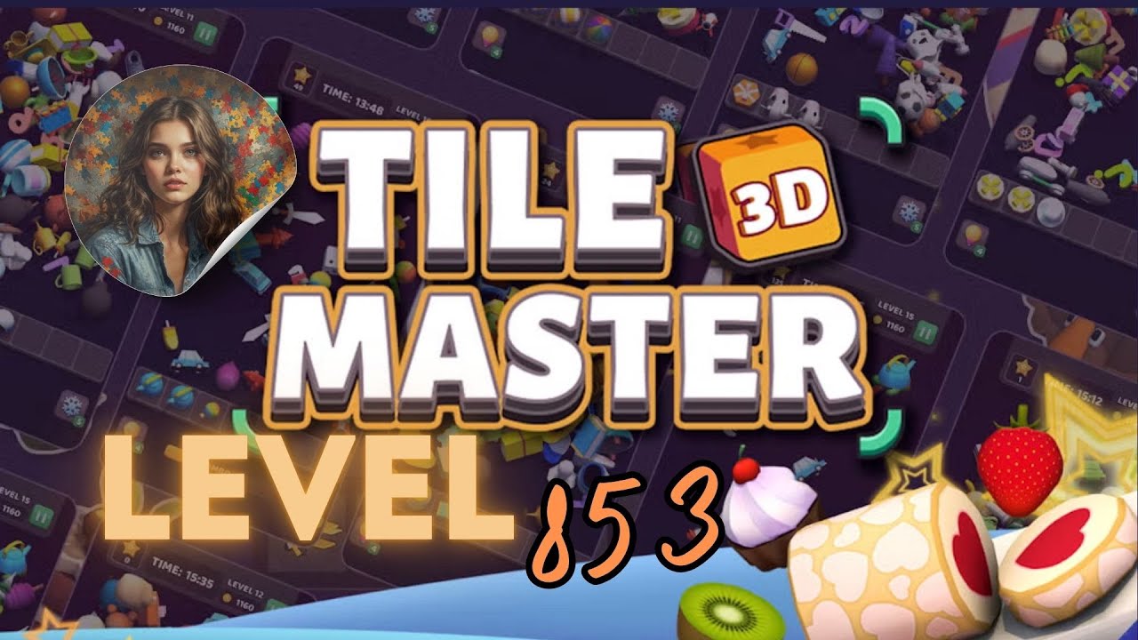 Tile Master 3D - Triple Match Level 853 - YouTube