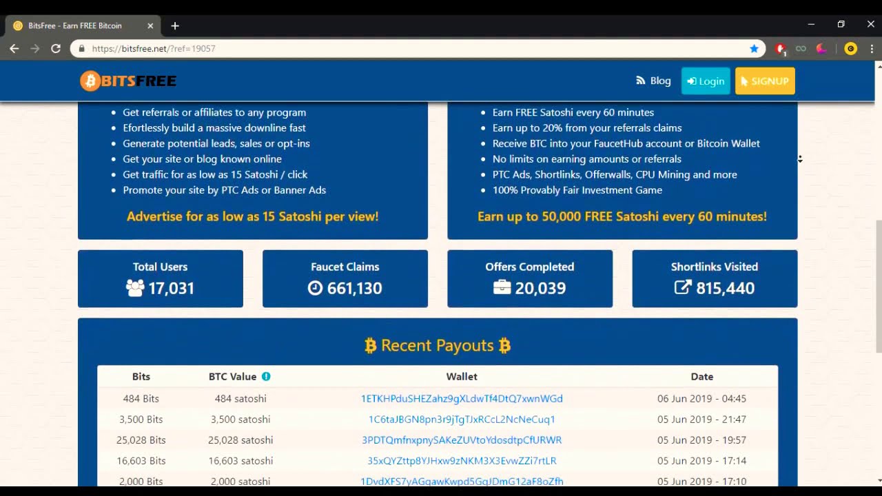 Free BTC 1ម៉ោងម្តង with BitsFree earn unlimited bitcoin link 👇 👇 👇 ...