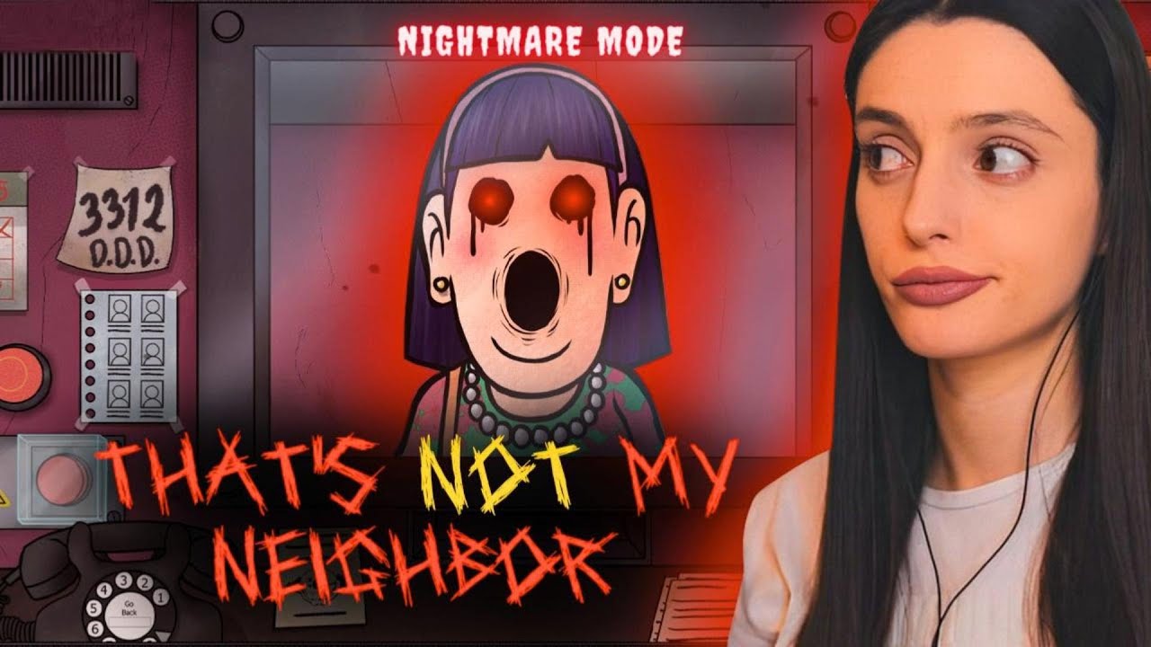 Can I Survive NIGHTMARE MODE? - That's Not My Neighbor - YouTube