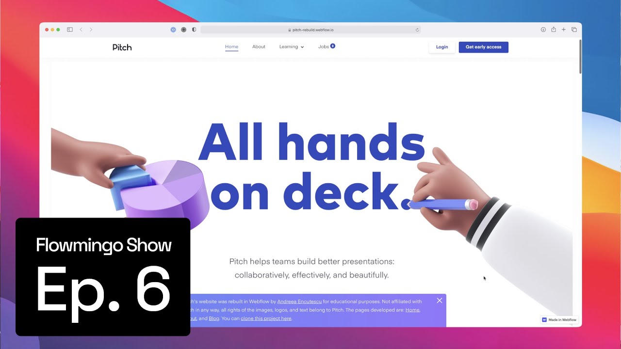 Black Friday Deals, Pitch.com Rebuild, and Some New Webflow Frameworks - Flowmingo Show Episode ...