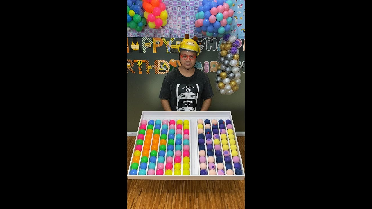 full color ball puzzle sorting very smart - YouTube