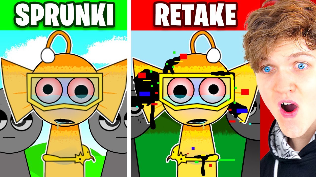 SPRUNKI RETAKE vs NORMAL SPRUNKI!? (All The Old and New Sprunkis ...