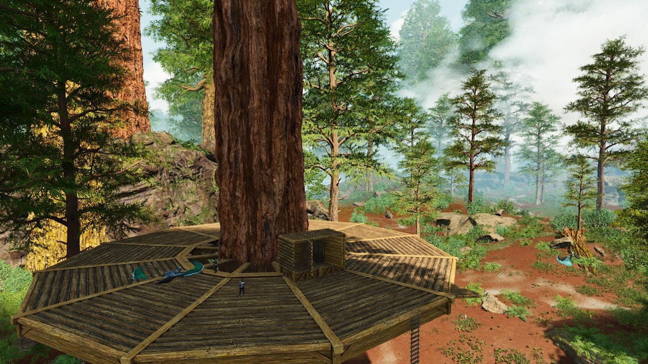 Let's build a treehouse! - ASA: Streaming Ark Survival Ascended on 8GB ...