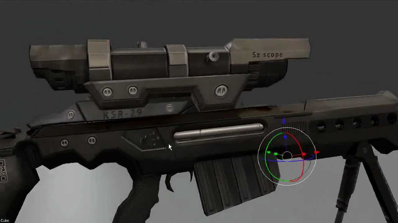 Sniper rifle KSR-29...DONE ! - YouTube