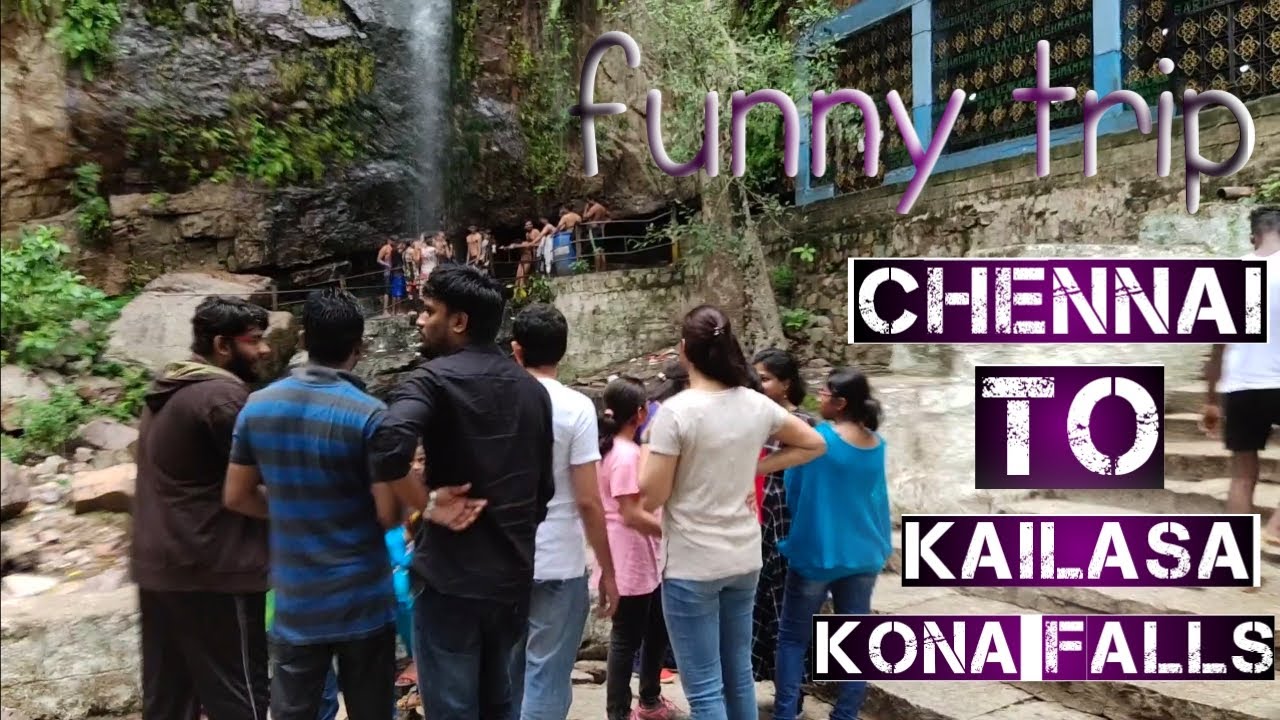 CHENNAI TO KAILASA KONA FALLS / FULL VIEW. - YouTube