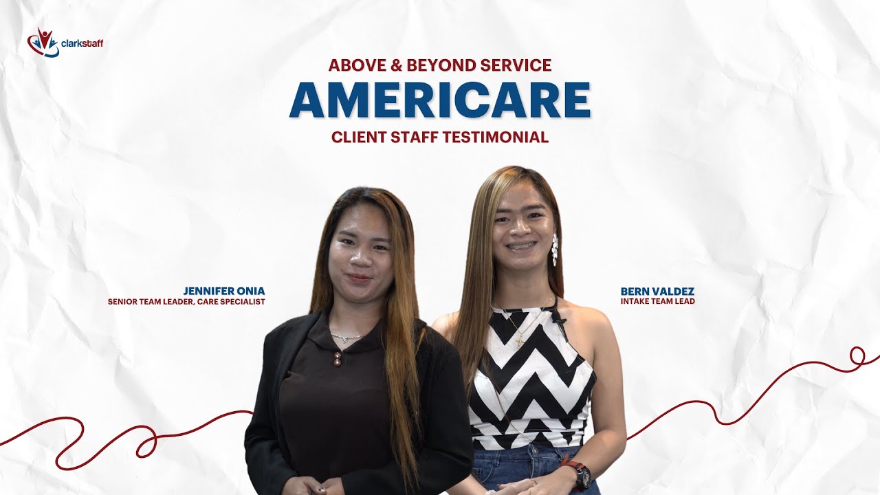 Client Staff Testimonial - AMERICARE | CLARK STAFF - YouTube
