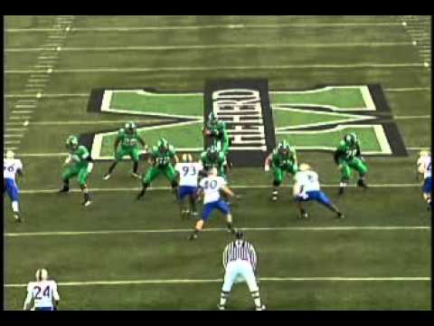 Part 1 of Game HIghlights of Marshall Wide Receiver Darius Passmore ...