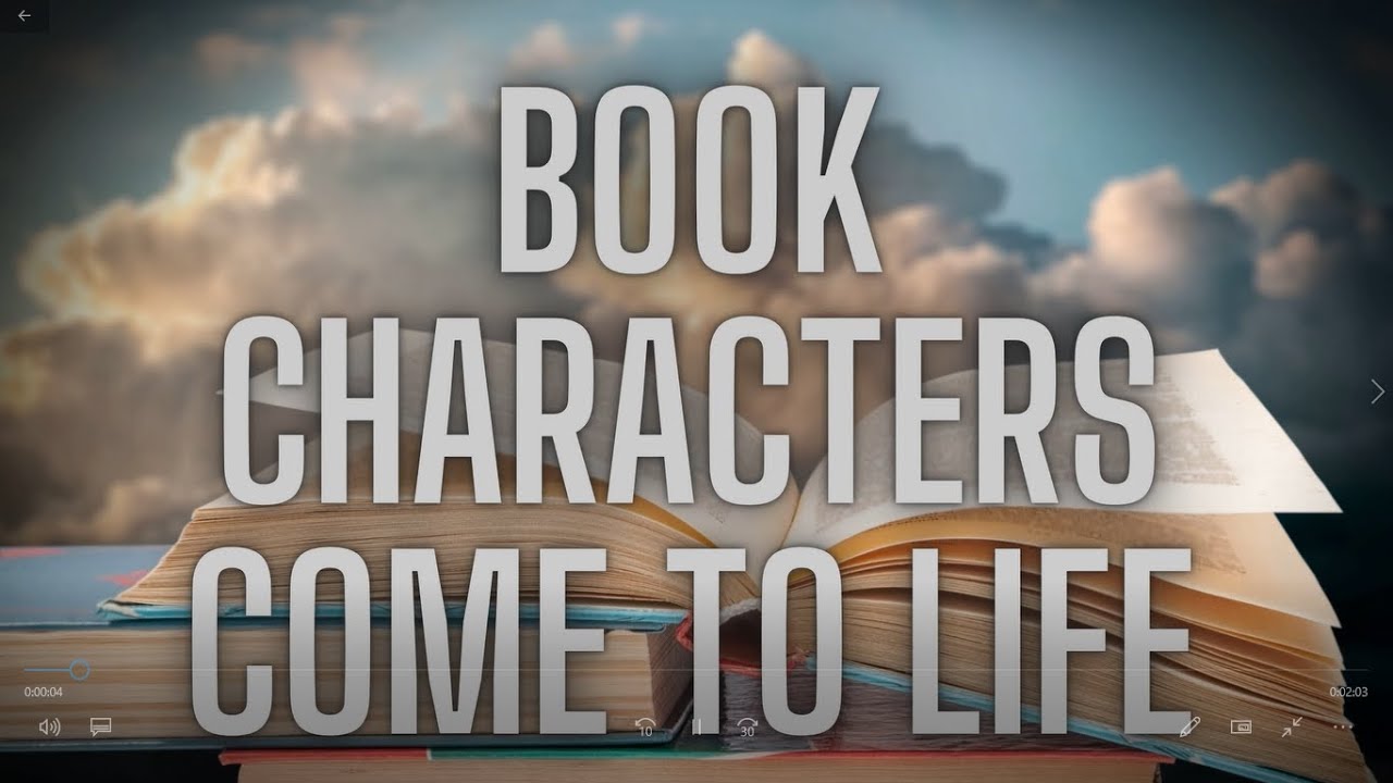 BOOK CHARACTERS COME TO LIFE - YouTube