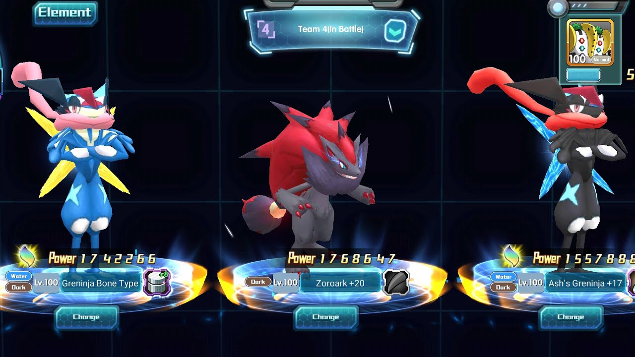 POKELAND LEGENDS - DOUBLE BUFF ASH GRENINJA & GRENINJA BONE TYPE ...