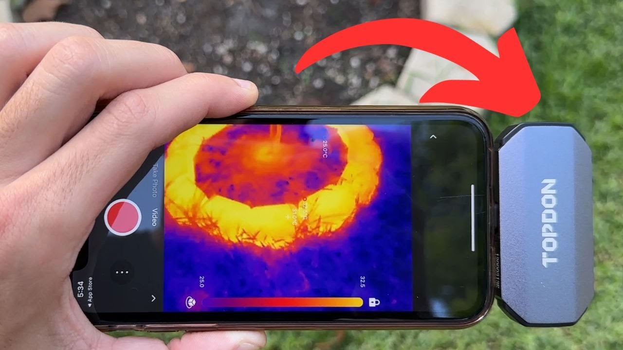 Transform Your iPhone into a Thermal Camera! TOPDON TC002 Review - YouTube