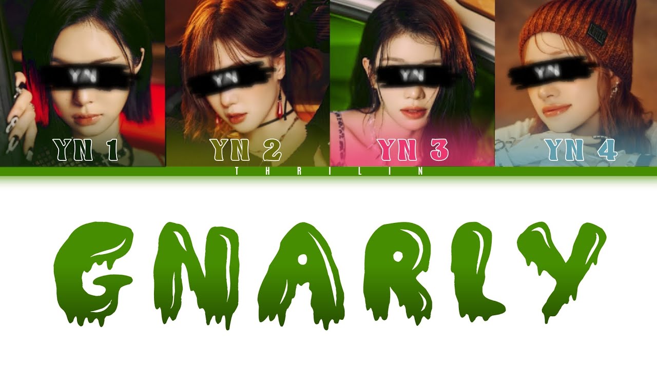 GNARLY by Katseye (Your Girl Group) 4 members version (Colour Coded ...