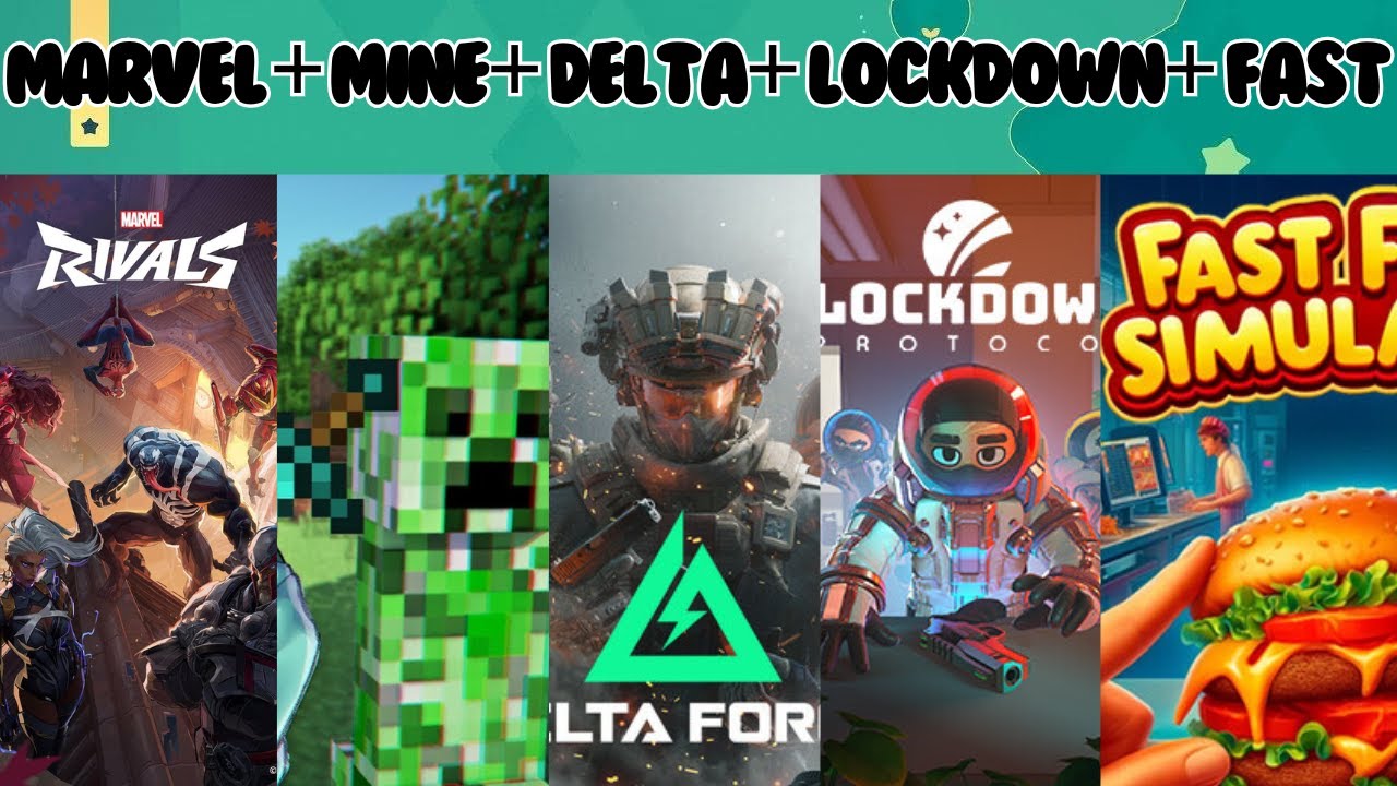 PLAYING MARVEL RIVALS [Marvel, Minecraft, Delta Force, LOCKDOWN, Fast ...