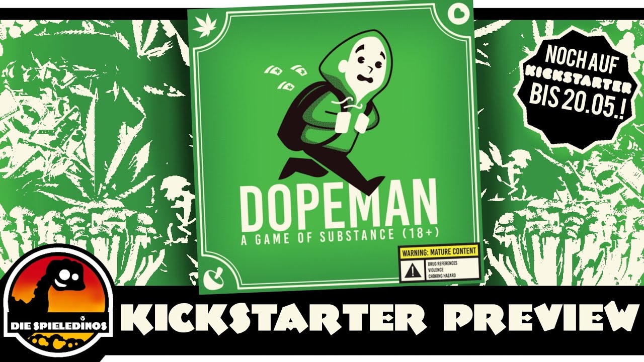 Dopeman The Board Game Brettspiel Kickstarter Preview - YouTube