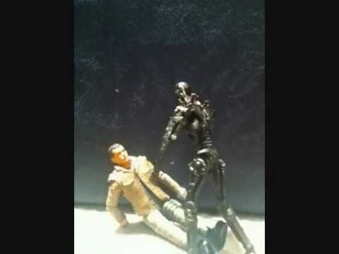 TERMINATOR STOP MOTION - WAR SCENES - YouTube