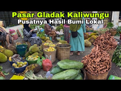HARGA SAYUR DAN BUAH SANGAT MURAH, INILAH PASAR TRADISIONAL GLADAG KALIWUNGU KABUPATEN KENDAL