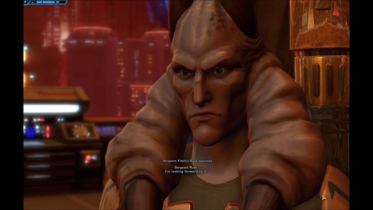 Star Wars; The Old Republic, Jedi Knight, Fideltin Rusk - YouTube