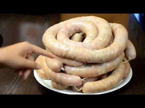 Вкусные домашние колбаски купаты - YouTube