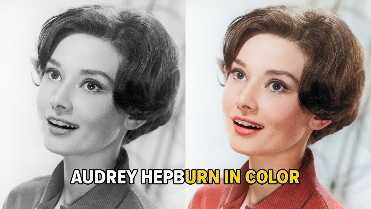 Audrey Hepburn In Color - YouTube