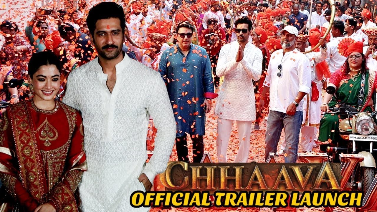 UNCUT Chhava Movie Trailer Launch Event | Vicky Kaushal, Rashmika ...