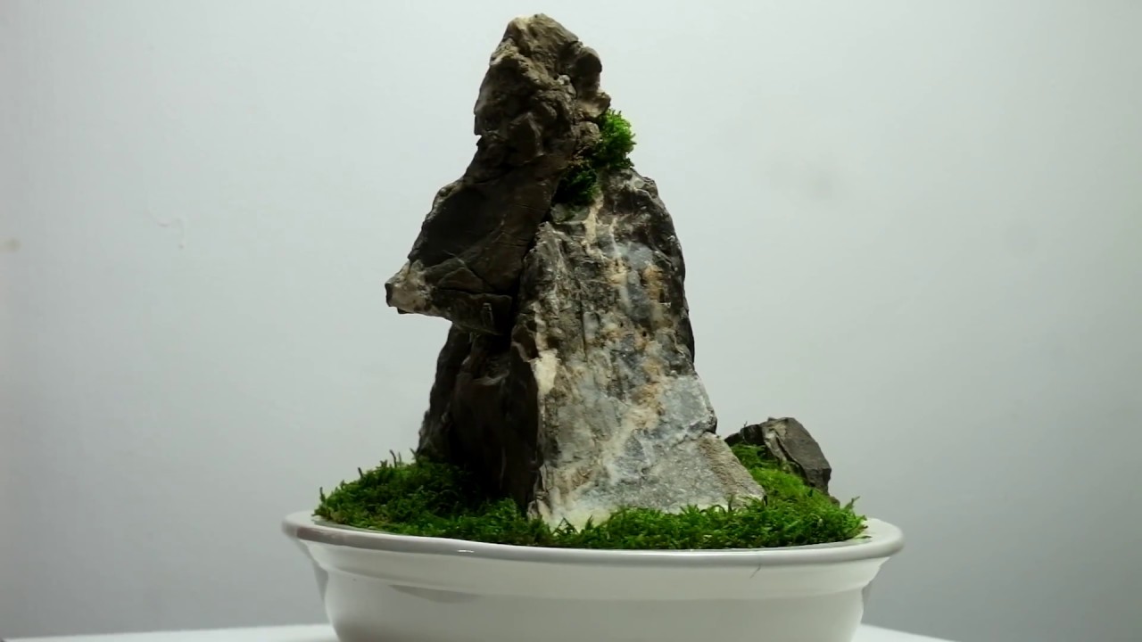 Ancient Stone in Koke-Bonkei - YouTube