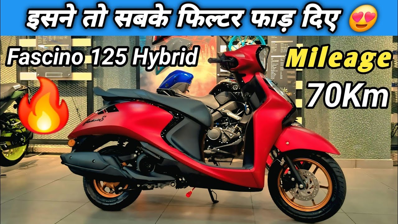 2025 New Yamaha Fascino 125 Hybrid OBD-2 Review | Yamaha Fascino 125cc ...