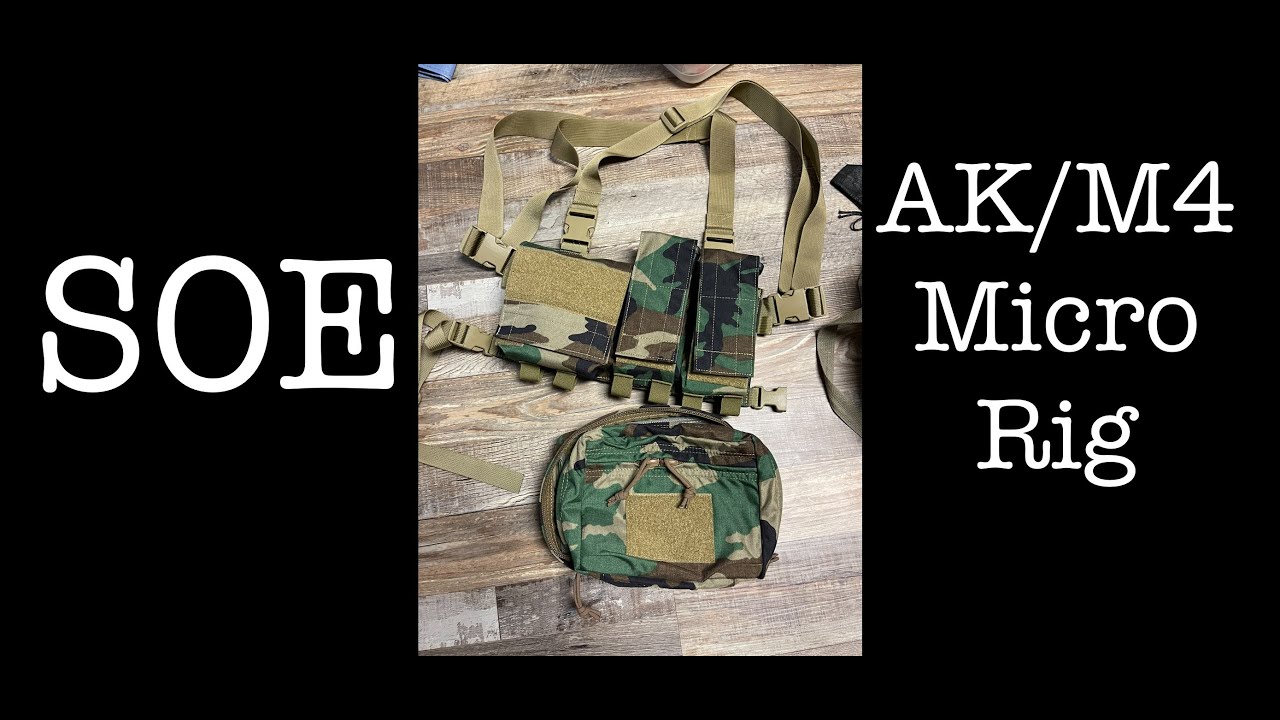 SOE AK/M4 Micro chest rig - YouTube