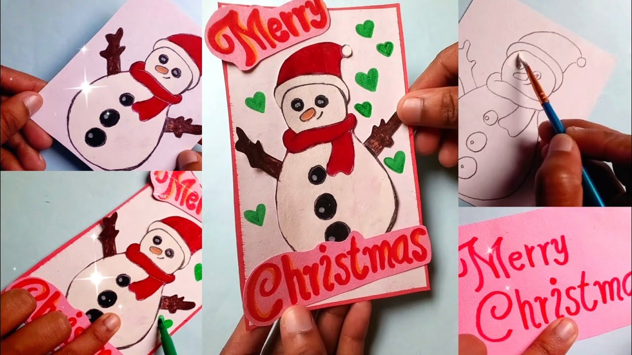Easy Christmas Card Idea DIY DIYBOOK7 YouTube easy-christmas-card-idea-diy-diybook7-youtube