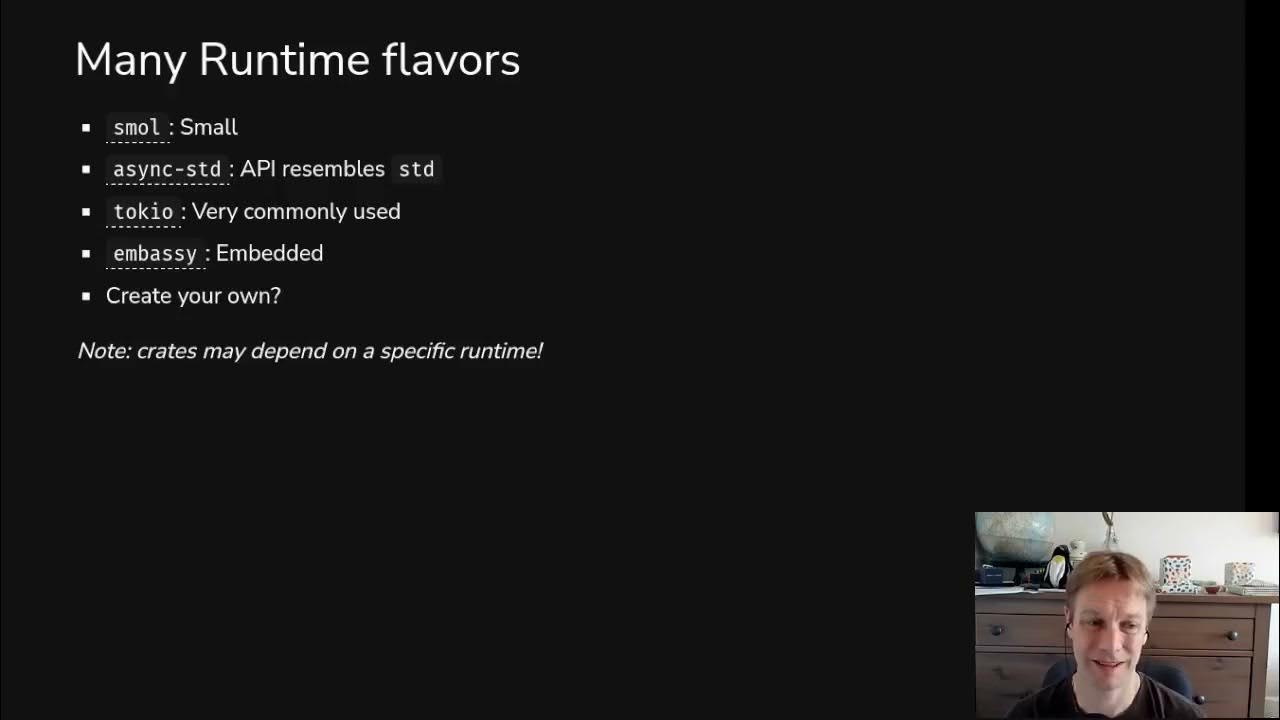 Rust 101 - 37: Async runtimes - YouTube
