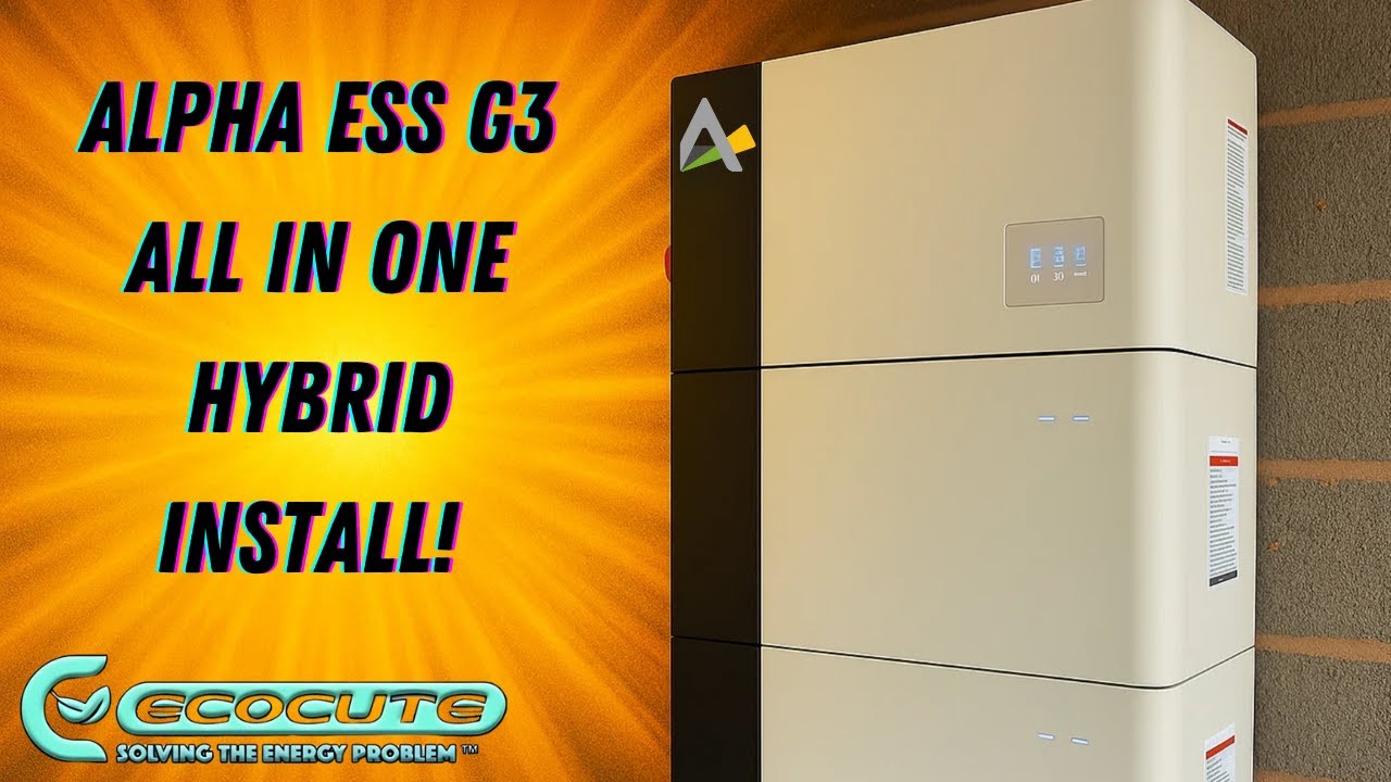 Installing the Alpha ESS G3-S5 With Solar! Best All In One Hybrid ...