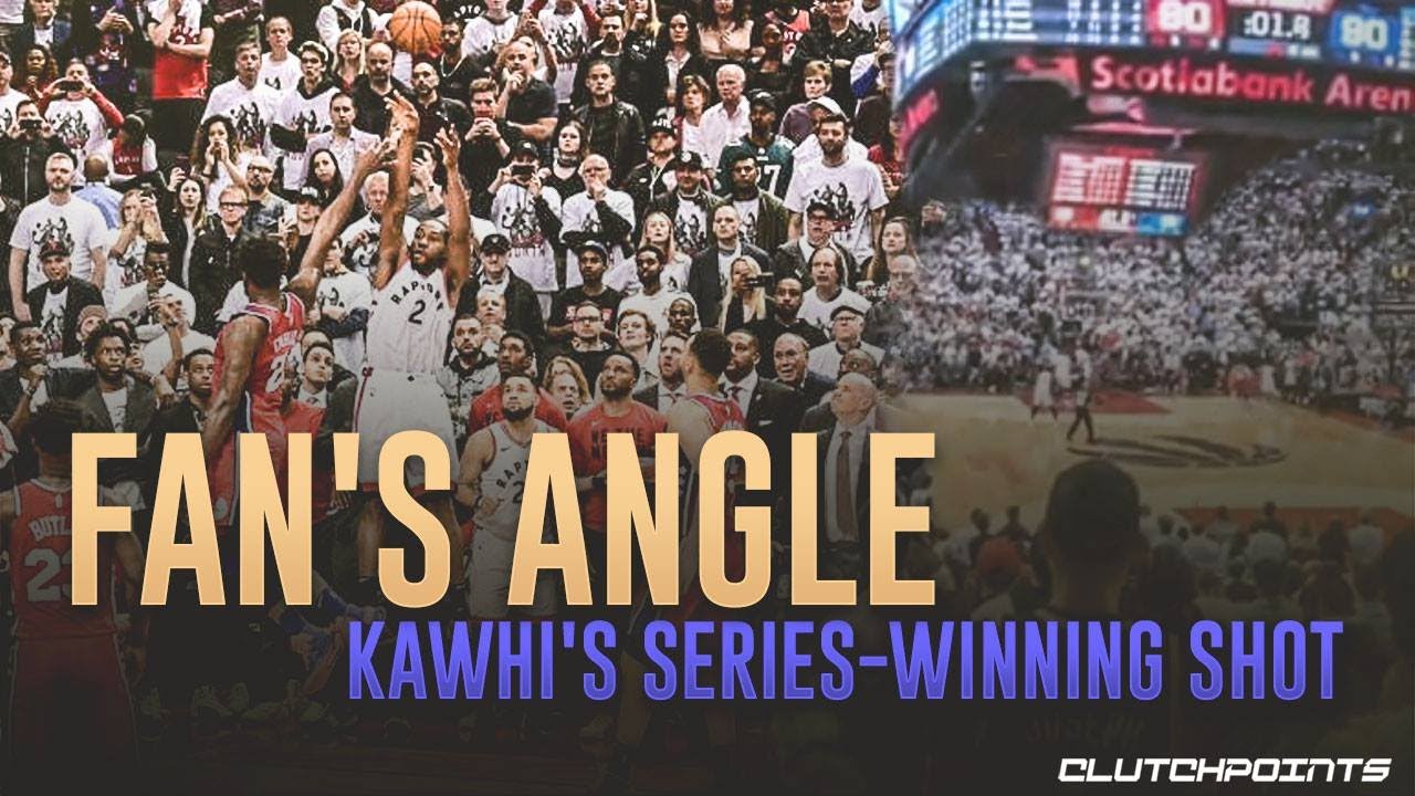 Fan's Angle: Kawhi Leonard's Series-Winning Shot vs. Sixers, Causing ...