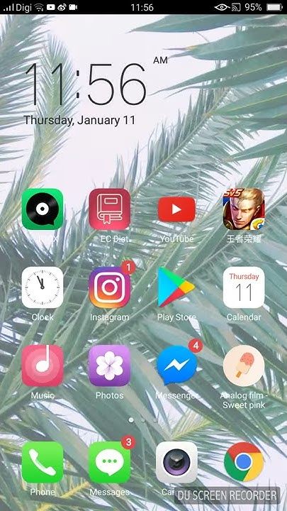 How to add clock widget in Oppo and Android Phone - YouTube