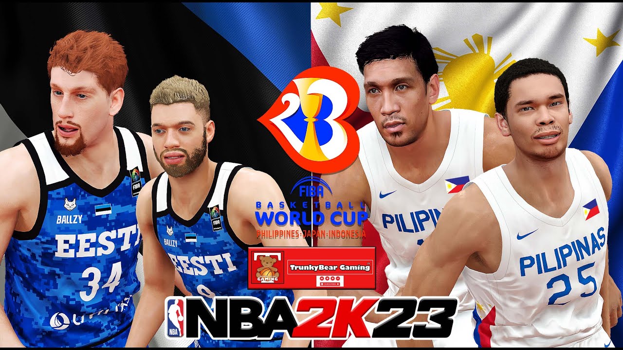 FIBA World Cup 2023 l Estonia VS Gilas Pilipinas l NBA 2K23 PC Gameplay ...
