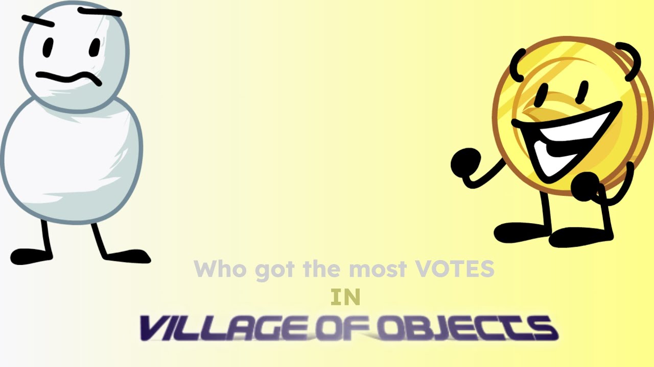 Who got the most votes in Village Of Objects? - YouTube