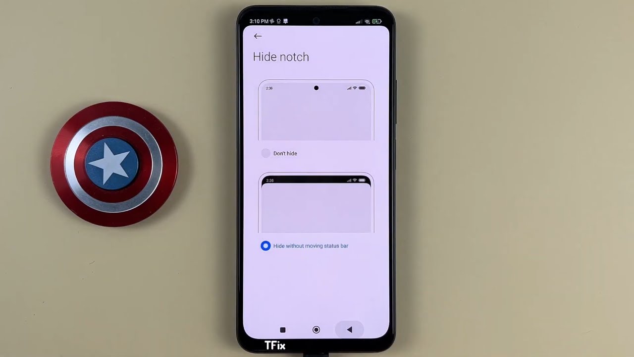 How to hide the notch, hide the front camera on Xiaomi Redmi Note 11 ...