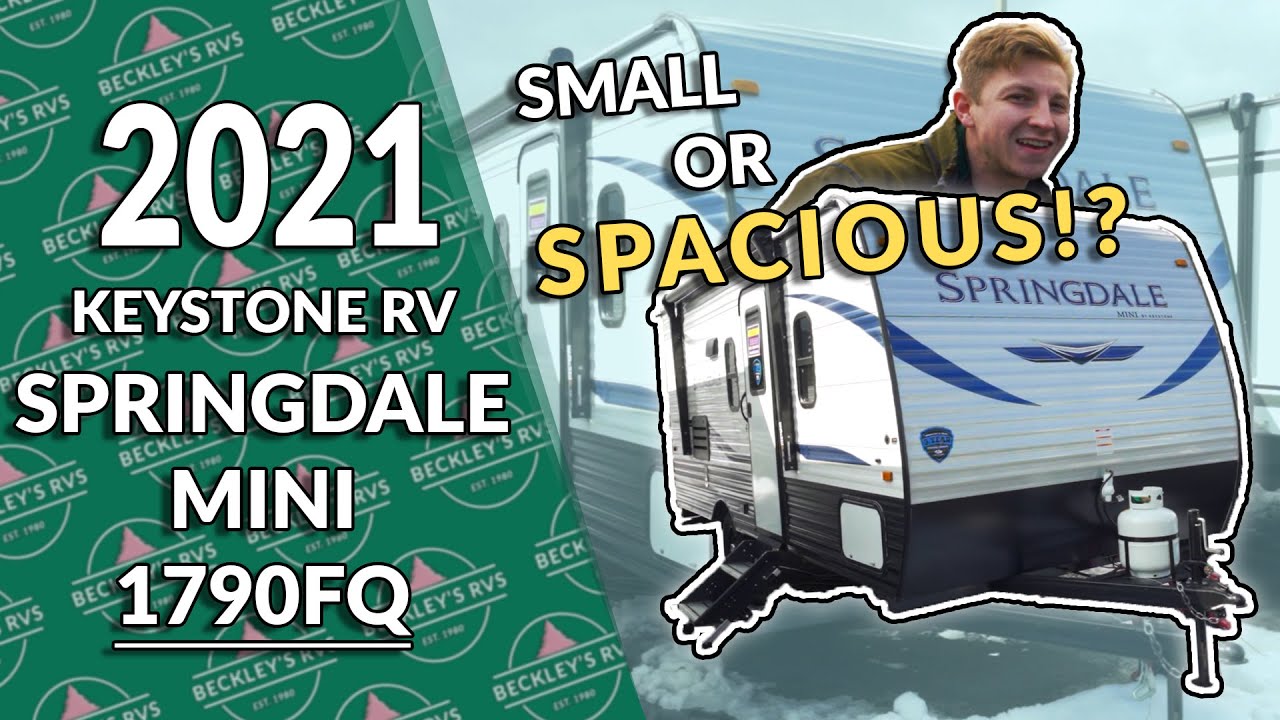 NEW 2021 Keystone RV Springdale Mini 1790FQ W/ Justin Shanholtzer - YouTube