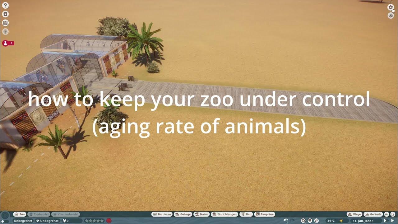 Planet Zoo - how to keep your zoo under control - aging rate - tutorial - YouTube