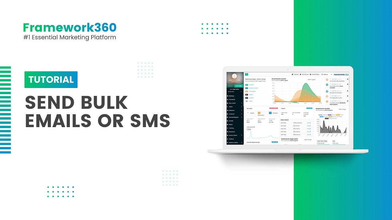 Send Bulk Emails or SMS - Framework360 - YouTube