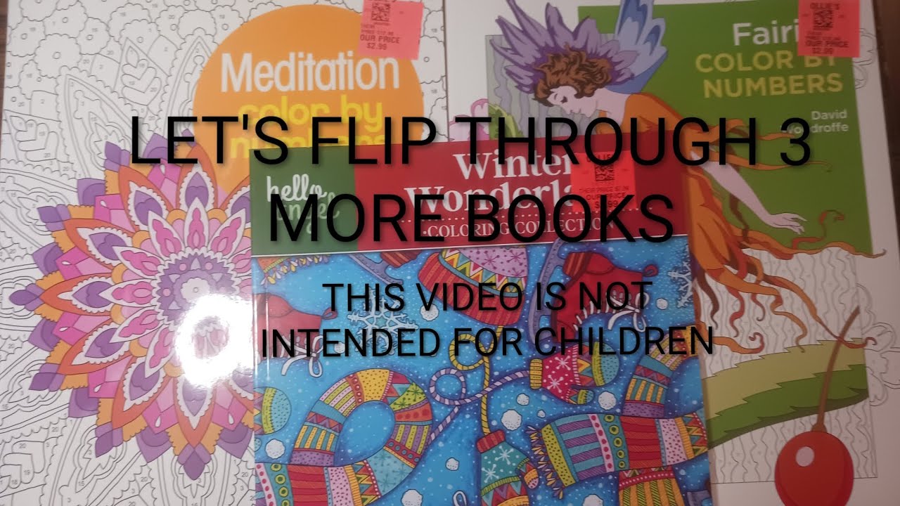 Flipping through 3 more books from Ollie's. #olliesbargainoutlet - YouTube
