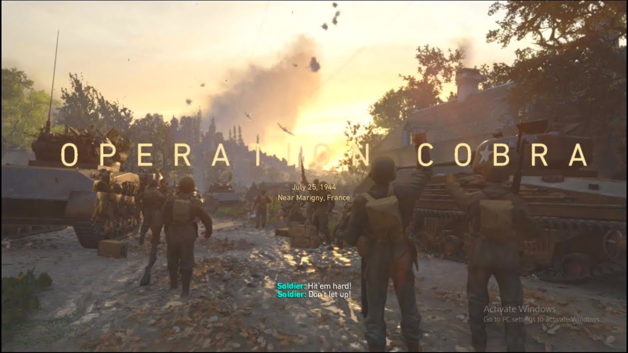 Call of Duty WW2 - Operation Cobra - YouTube