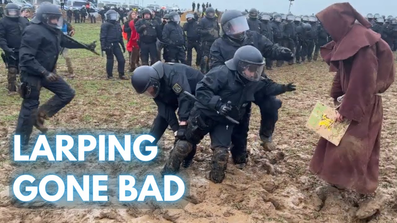 Greta Thunberg's Mud Wizard OWNS German Police - YouTube