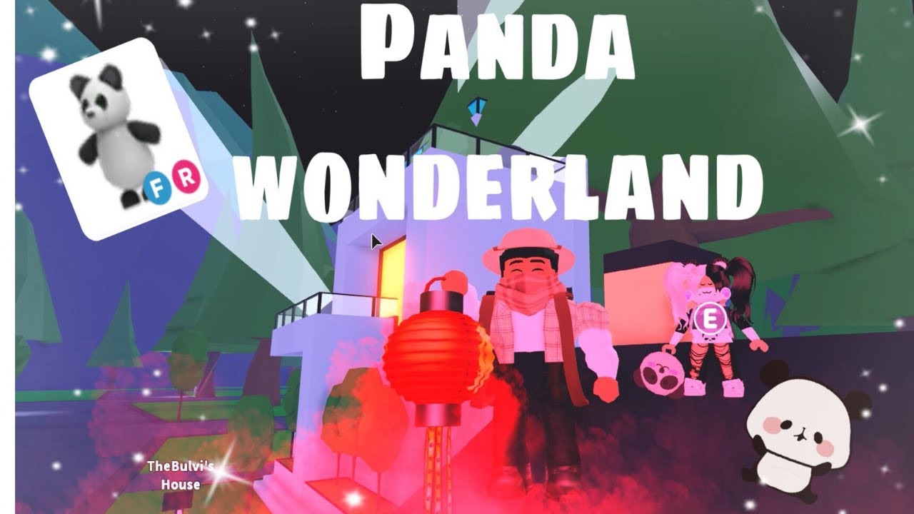TINY HOME in ADOPT ME - PANDA WONDERLAND BUILD - YouTube