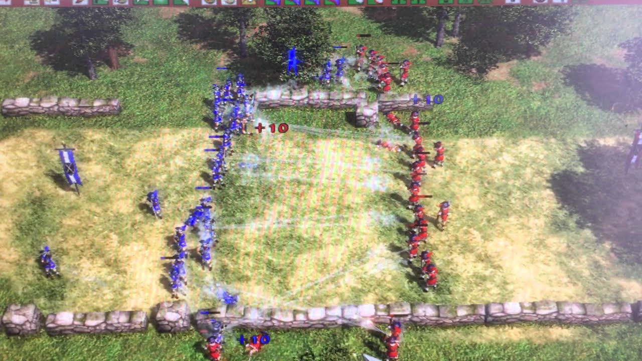 Age of Empires 3- Red vs Blue Musketeer fight. - YouTube