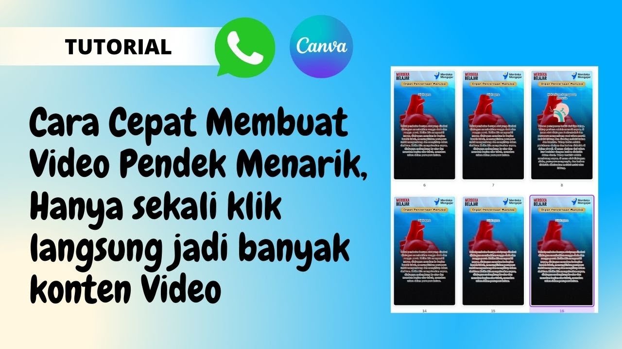Cara Cepat Membuat Video Pendek di Canva, Hanya sekali klik langsung ...