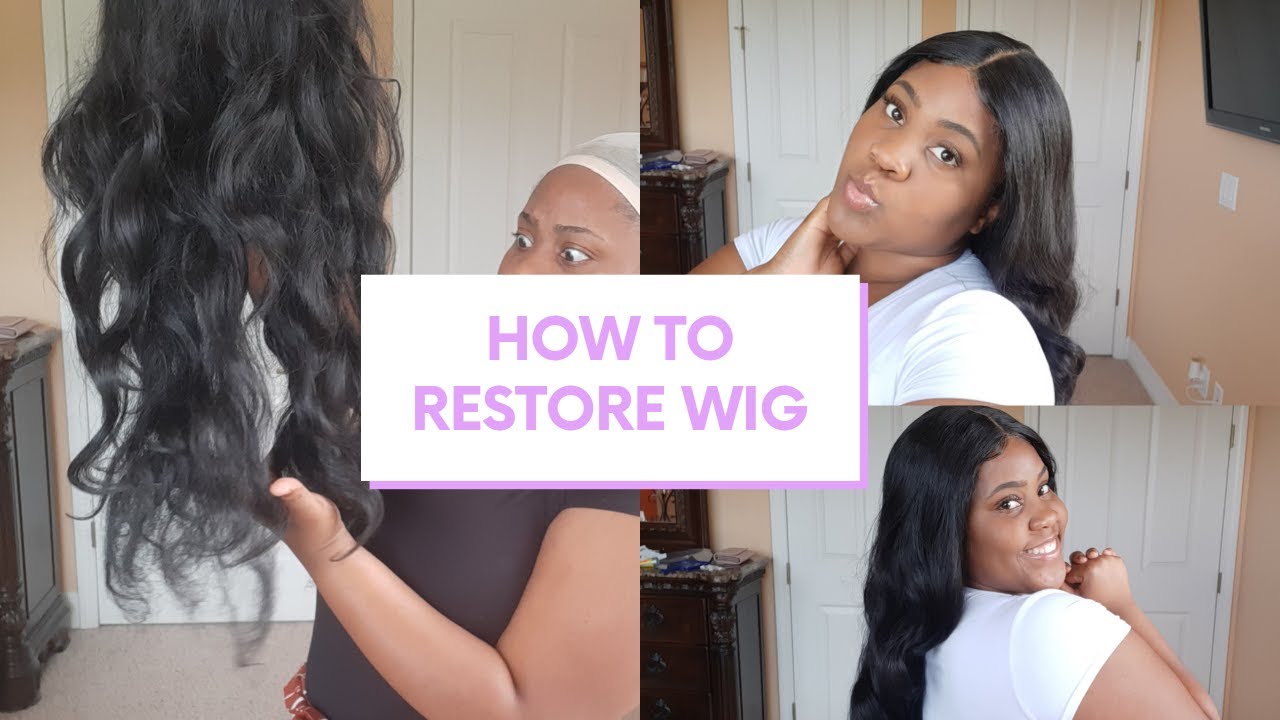How to Restore Synthetic Wig - YouTube