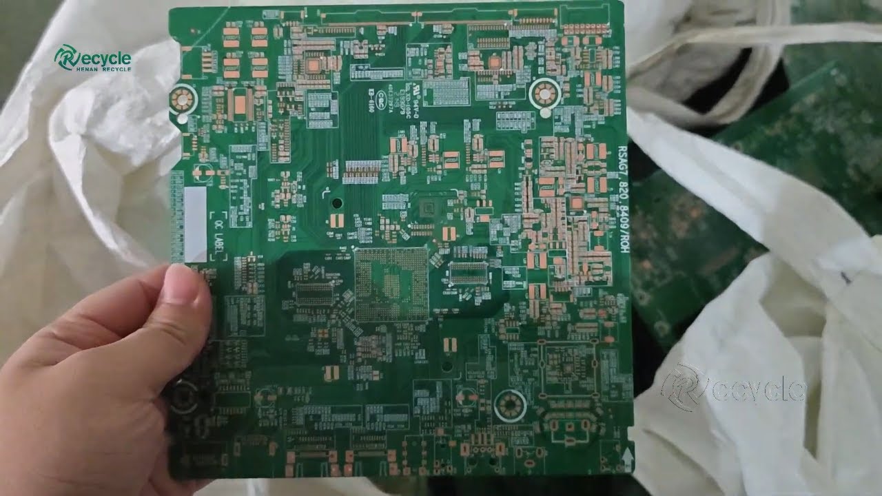 How are Scrap PCB Motherboards Recycled | Separate Copper from Resin ...