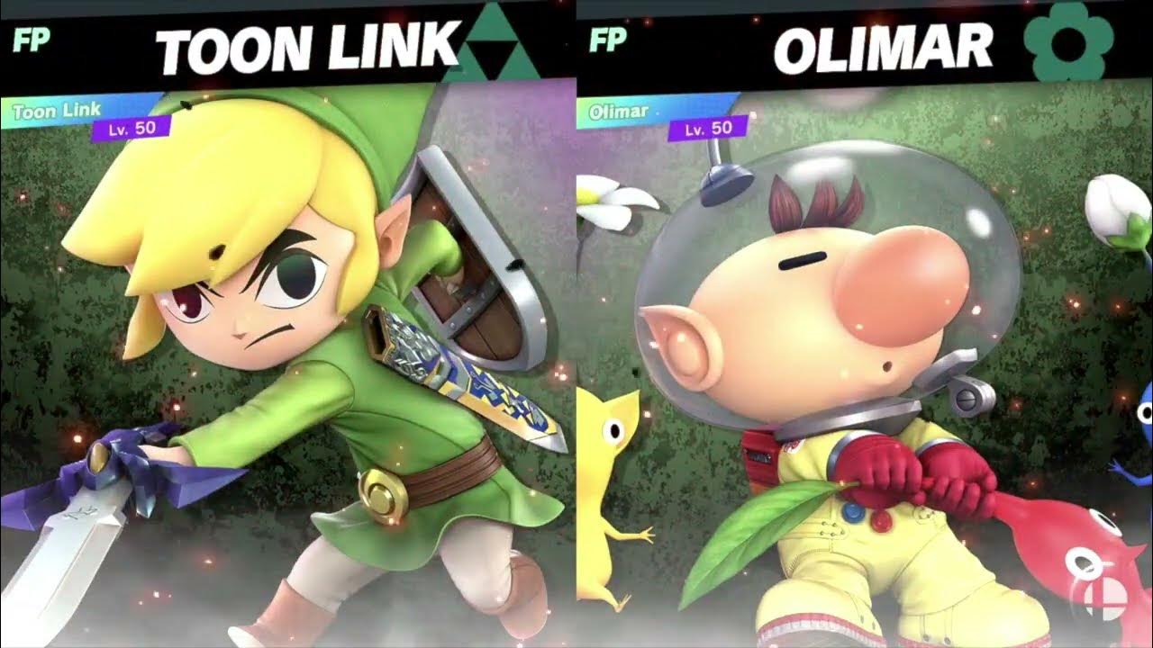 Super Smash Bros Ultimate Amiibo Fights – Toon Link vs the World #38 Toon Link vs Olimar - YouTube