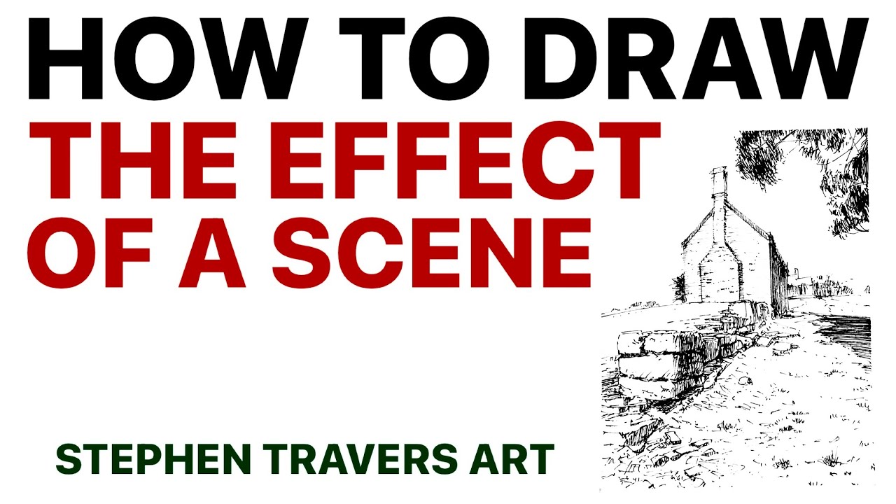 How to Draw the Effect of a Scene - YouTube