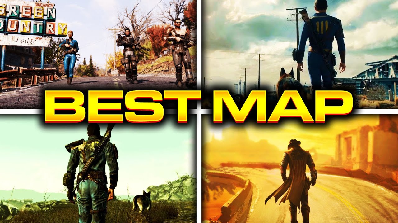 Which Fallout Game has the Best Map??? - YouTube